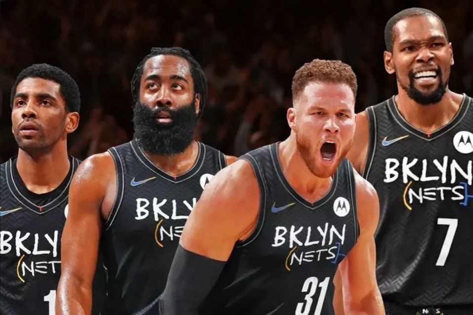 The US media listed the Warriors Big Four and the Nets Big Four led by ...