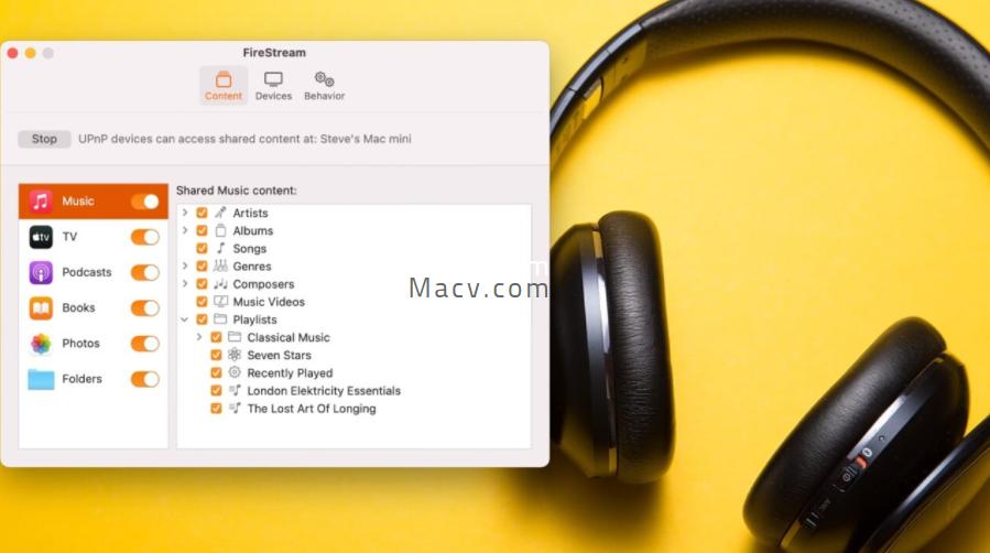 FireStream for Mac(搭建UPnP/DLNA媒體伺服器) - 資訊咖