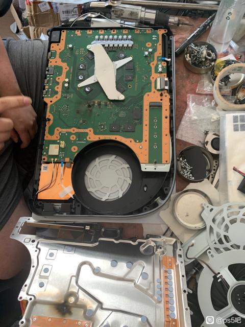 The PS5 motherboard is burned through and the ambient temperature needs ...