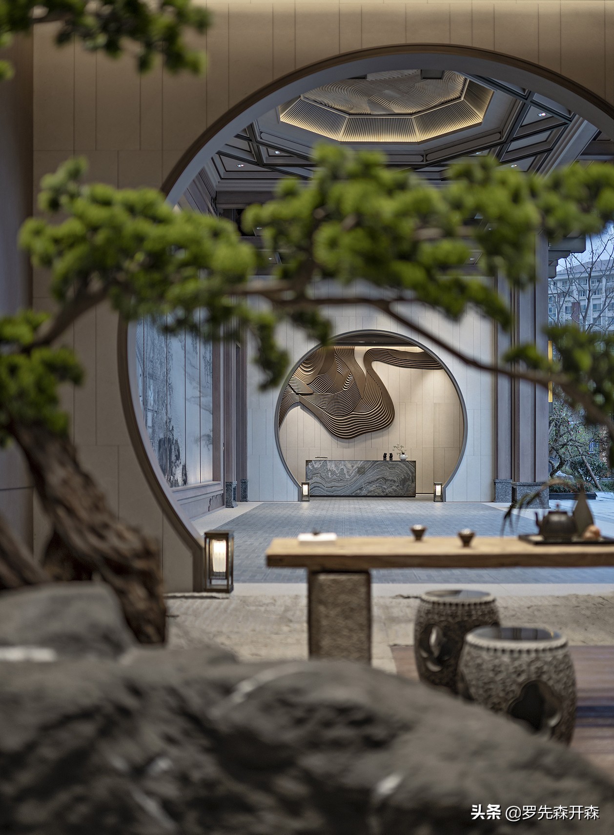 Wu Wenli: Corner glass pavilion, carved with nature - iNEWS