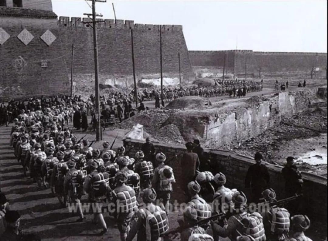 Peking was peacefully liberated and stragglers and rogues were ...