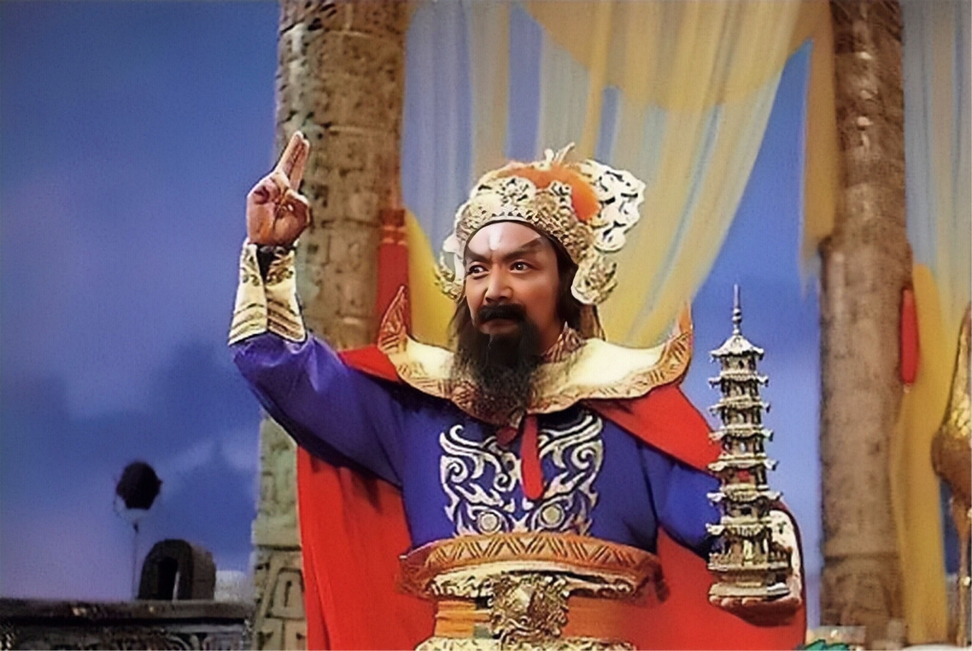 Why does Li Jing keep dragging the pagoda, so he dare not talk to Nezha ...