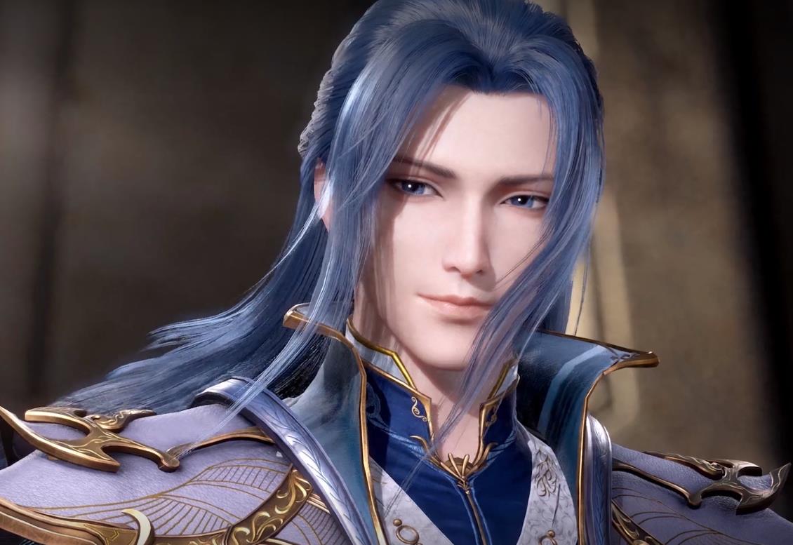 Tang San changed his look again, with a plain gown, and more handsome ...