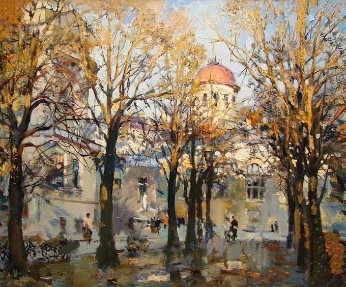 Lieutenant Art: This Ukrainian painter Anatoni's landscape oil painting ...