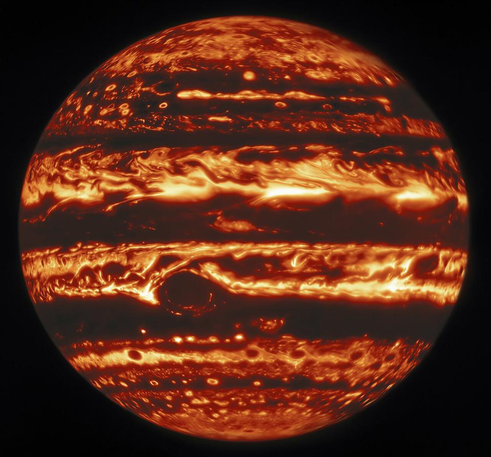 Outside of visible light, what does Jupiter look like?Scientists call ...