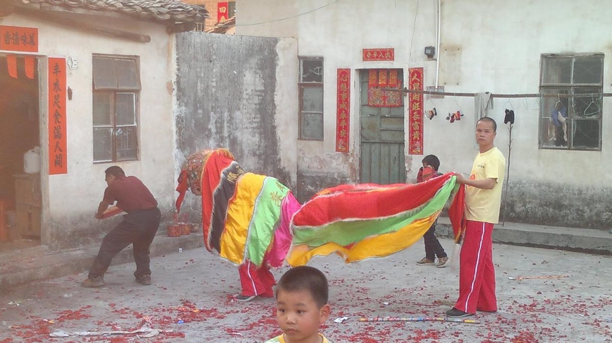 Hakka traditional custom performances active in the folk, Dongjiang ...