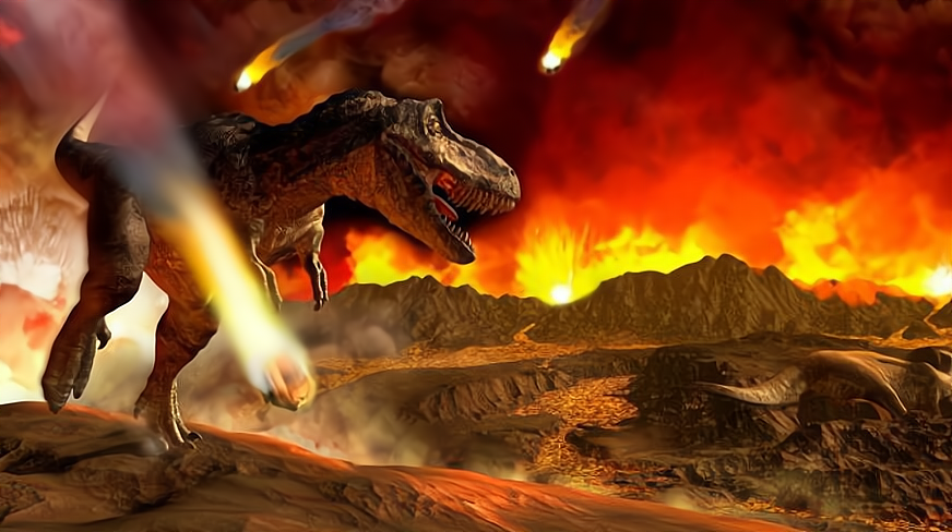 Sad dinosaurs, whether there is that terrifying asteroid or not, they ...