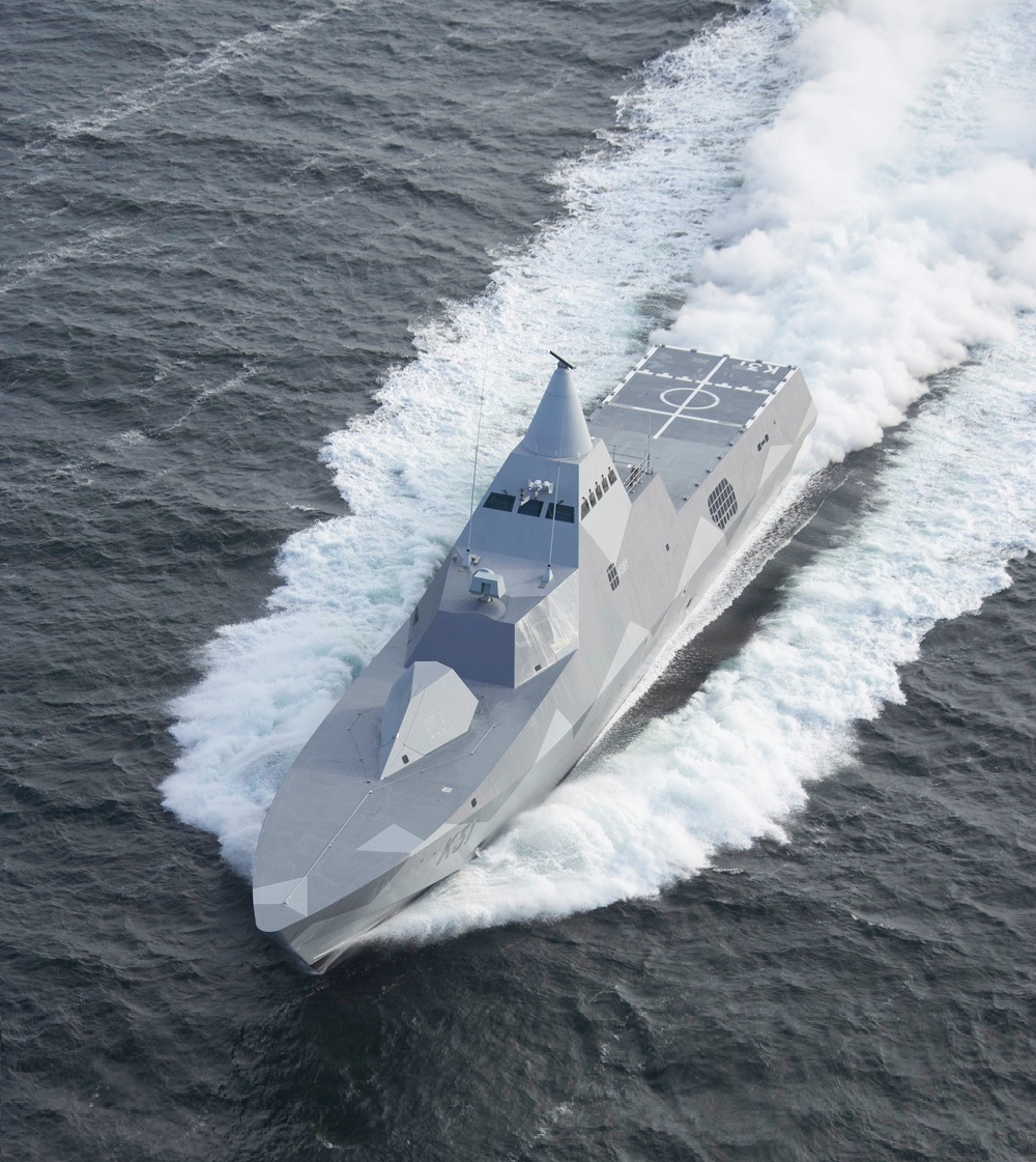 Picture 110 of the Swedish Visby-class patrol ship, the pioneer of the ...