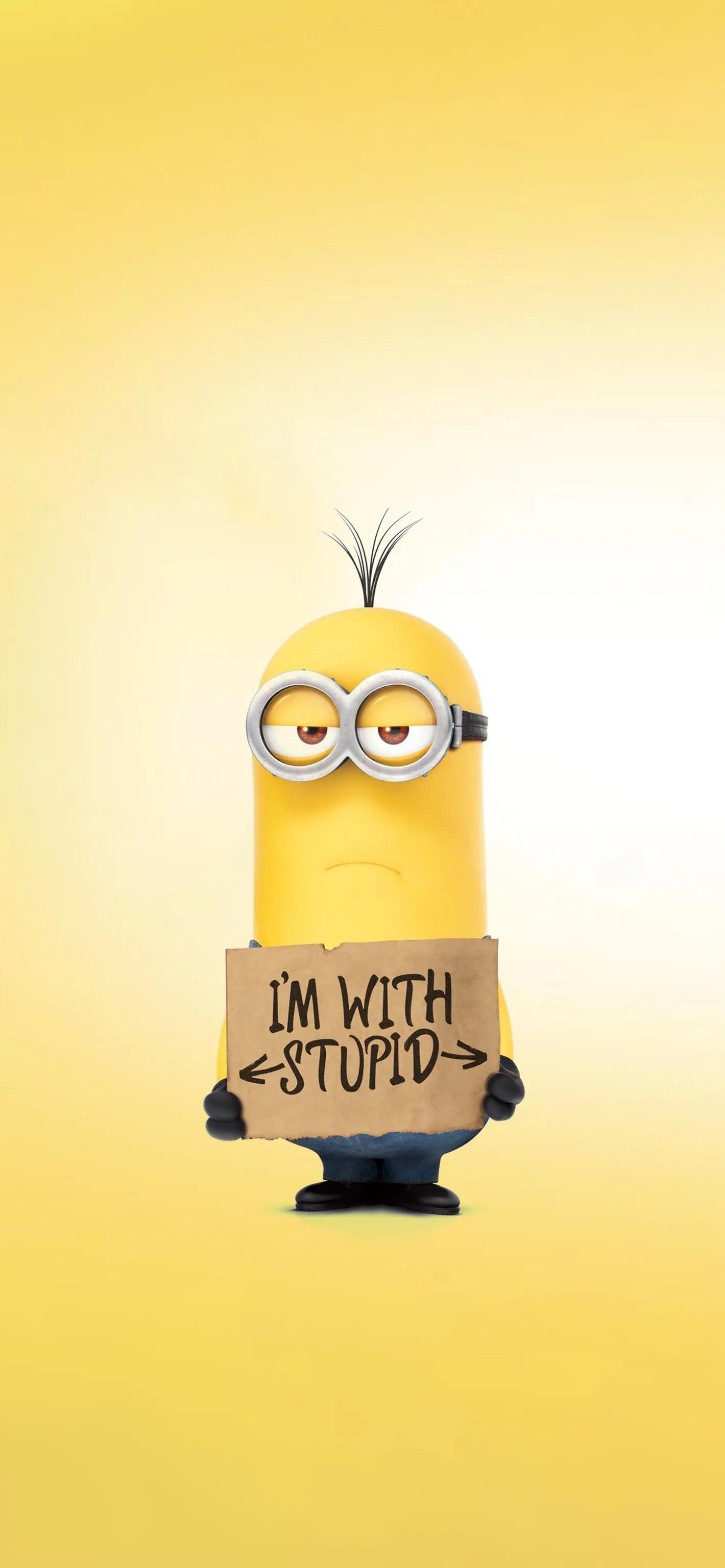 Happy little yellow man mobile wallpaper - iNEWS