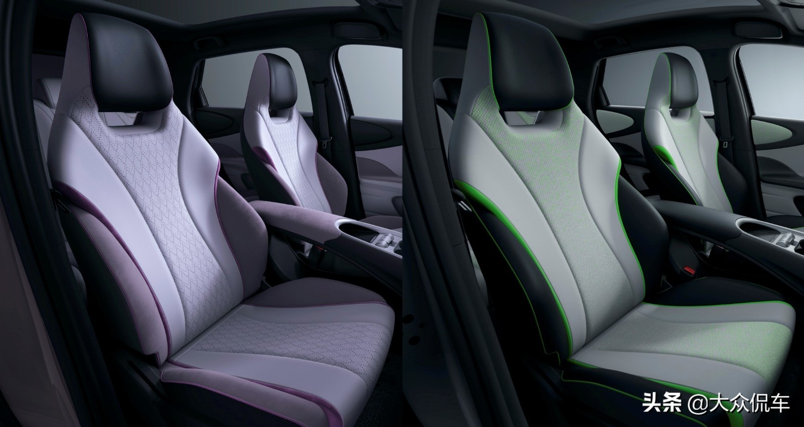 Pupu pink and rustle green two styles, BYD Dolphin interior official ...