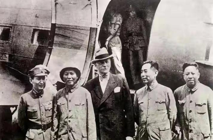 During the Chongqing negotiations, Liao Zhongkai's son-in-law was ...