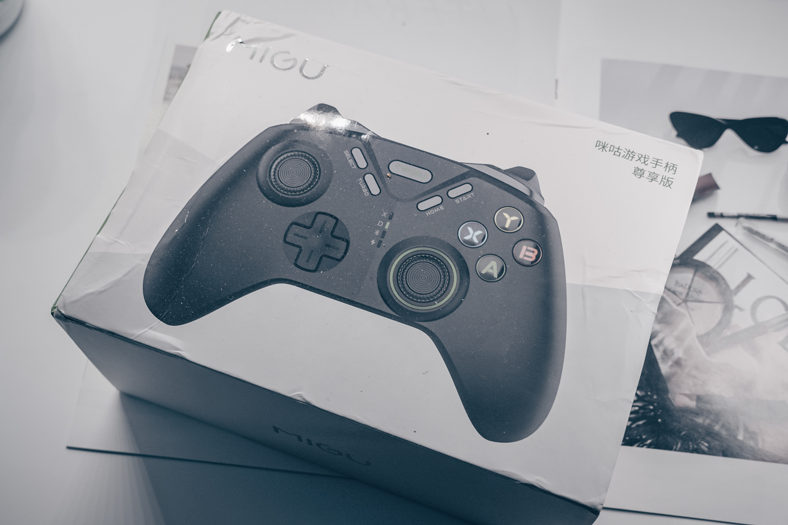 Comfortable grip, multiple connection methods-Migu gamepad exclusive ...