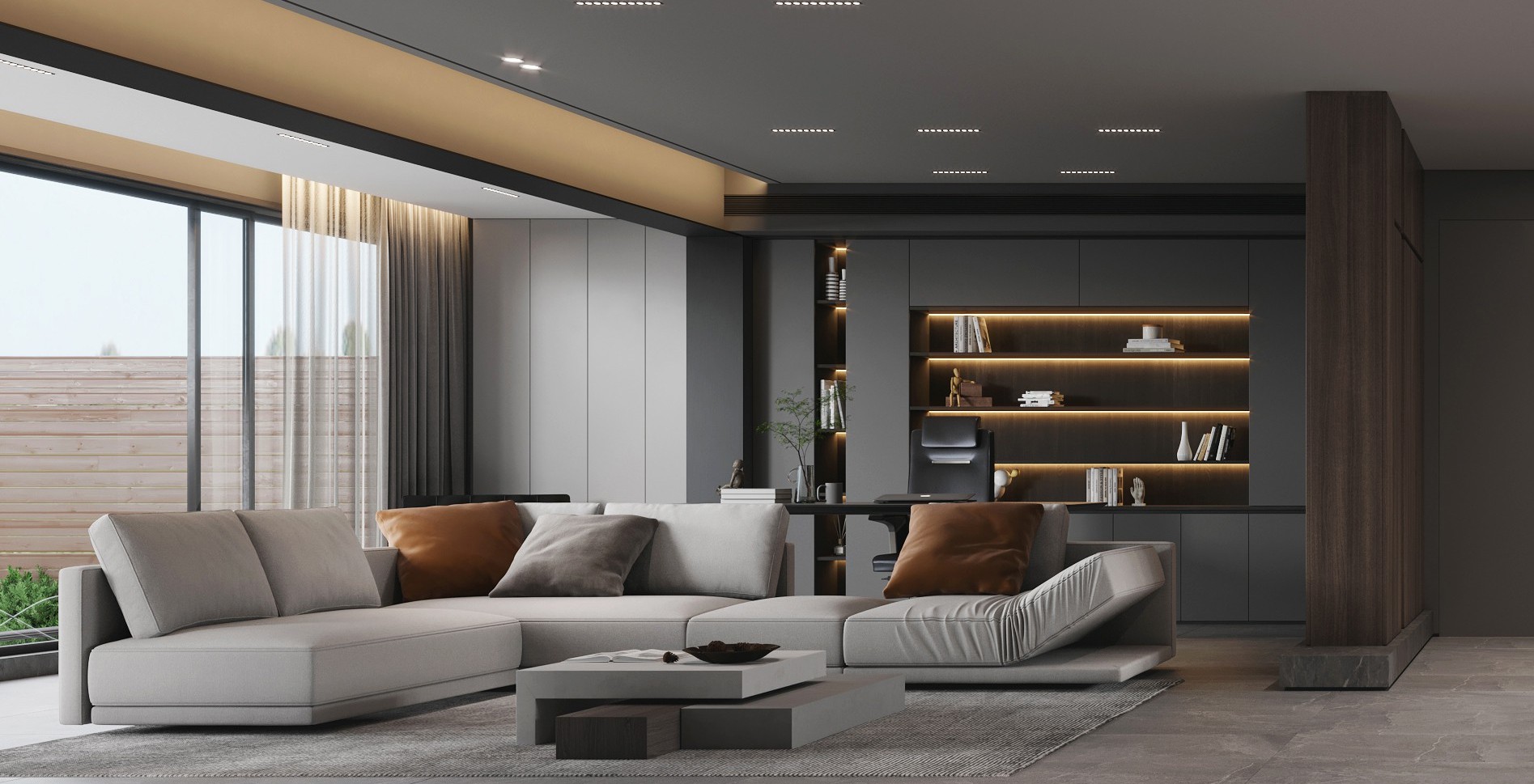 How to install the living room without TV and TV cabinet? - iNEWS