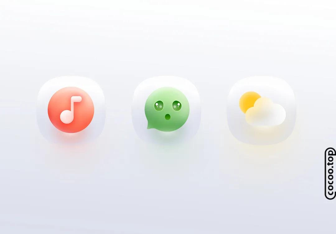 Interpretation!Imitated icon design style - iNEWS