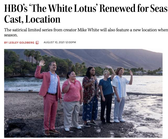 "White Lotus" changed shooting location, Warner used "The Flash" to ...