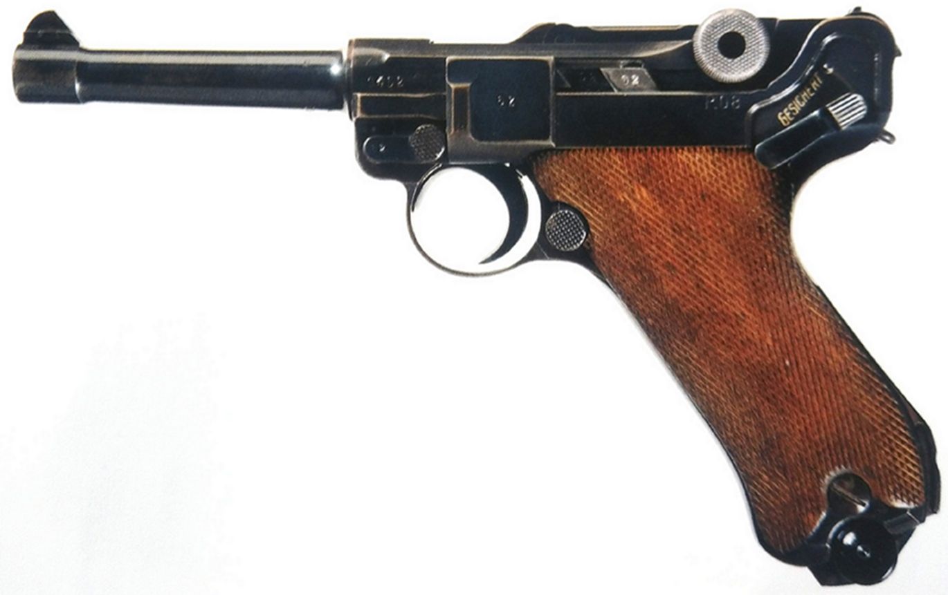 Various pistols of German light weapons in World War II - iMedia