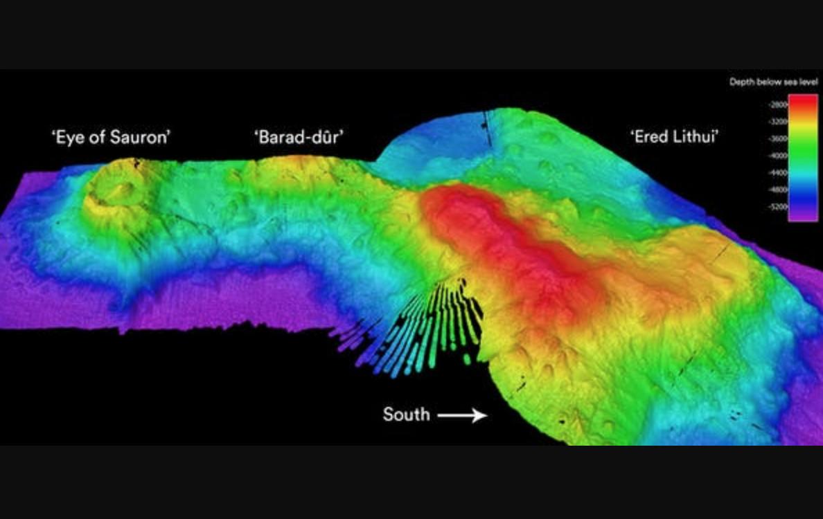 The ancient "Eye of Sauron" was discovered, this is an undersea volcano ...