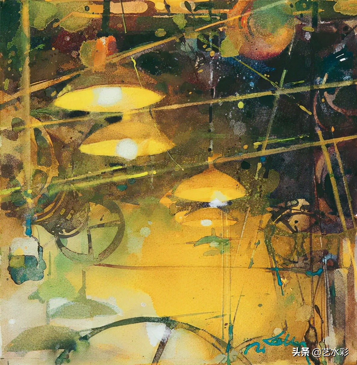 French artist Marc Folly: Retro, romantic and bizarre watercolor world ...