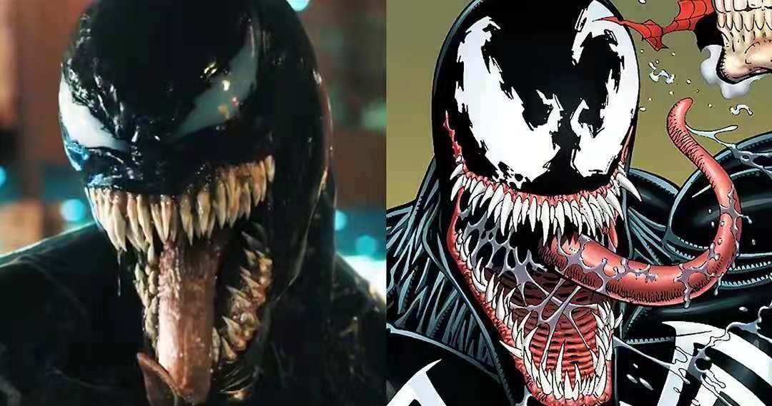The special effects of Venom 2 burst!The villain's body is blood red ...