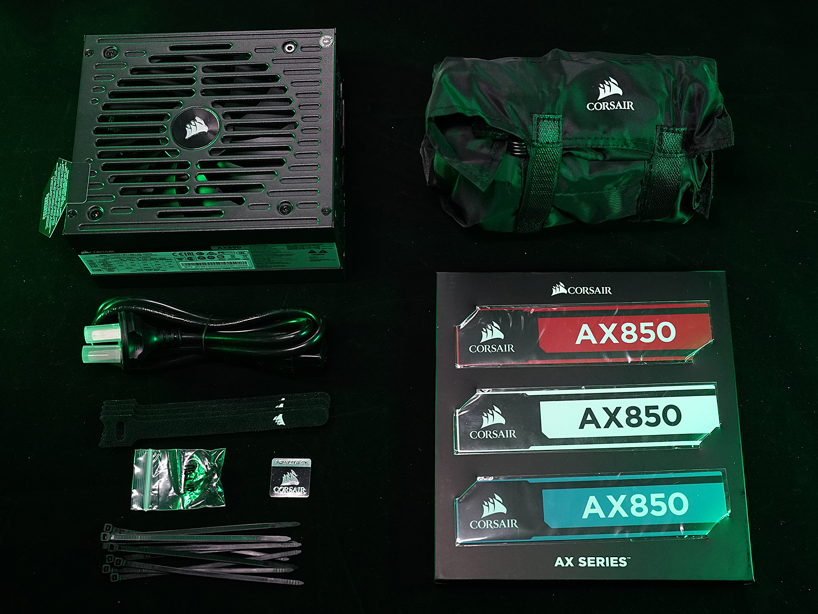 Corsair AX850 power supply and H150i water cooling sharing, New Year's ...