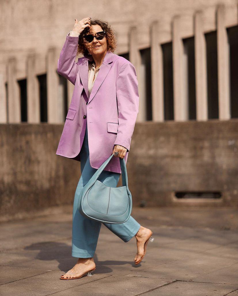 Old people wear color only tacky?The 55-year-old fashion blogger ...