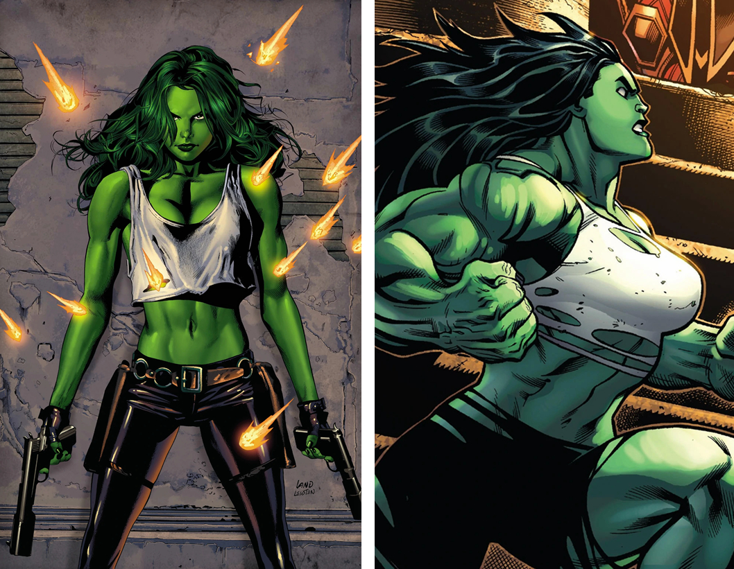 "Female Hulk" violent aesthetics, she will face the holy sword of ...