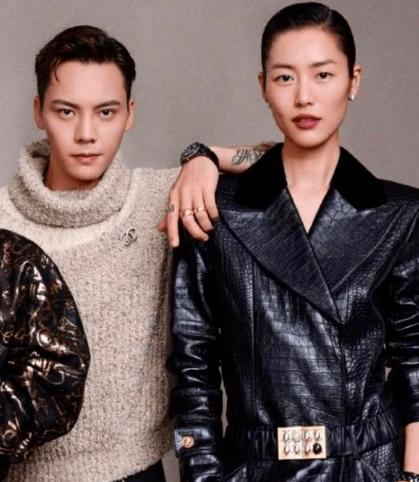 He Sui and William Chan were photographed in the same frame, and the ...