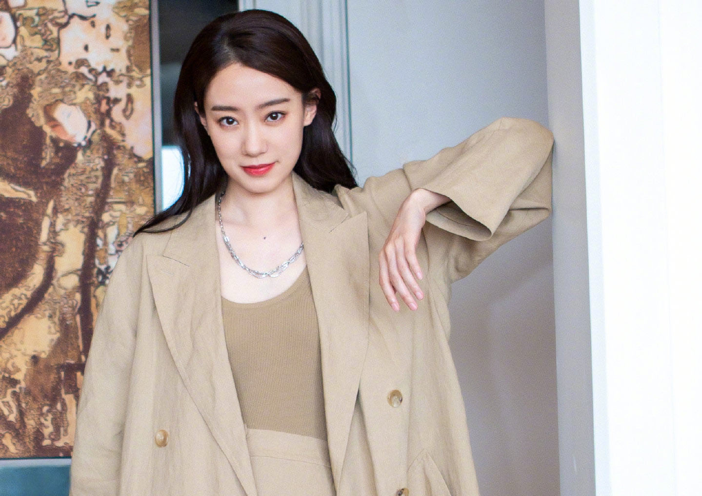 Zhang Xiaoxi is so beautiful! Seeing Jasling's eyes are gentle, the ...