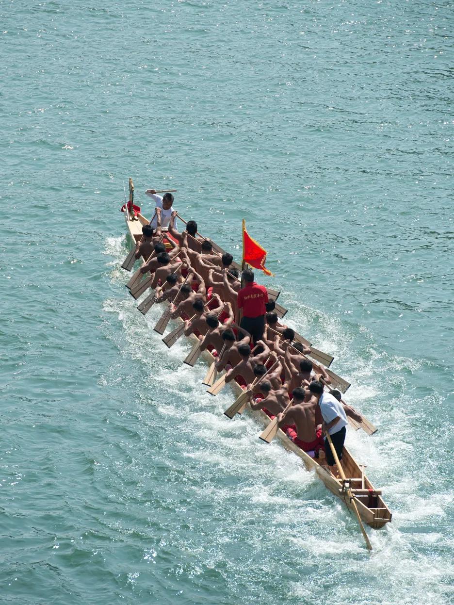 The Chinese dragon boat finally reached the Olympic Games from the ...