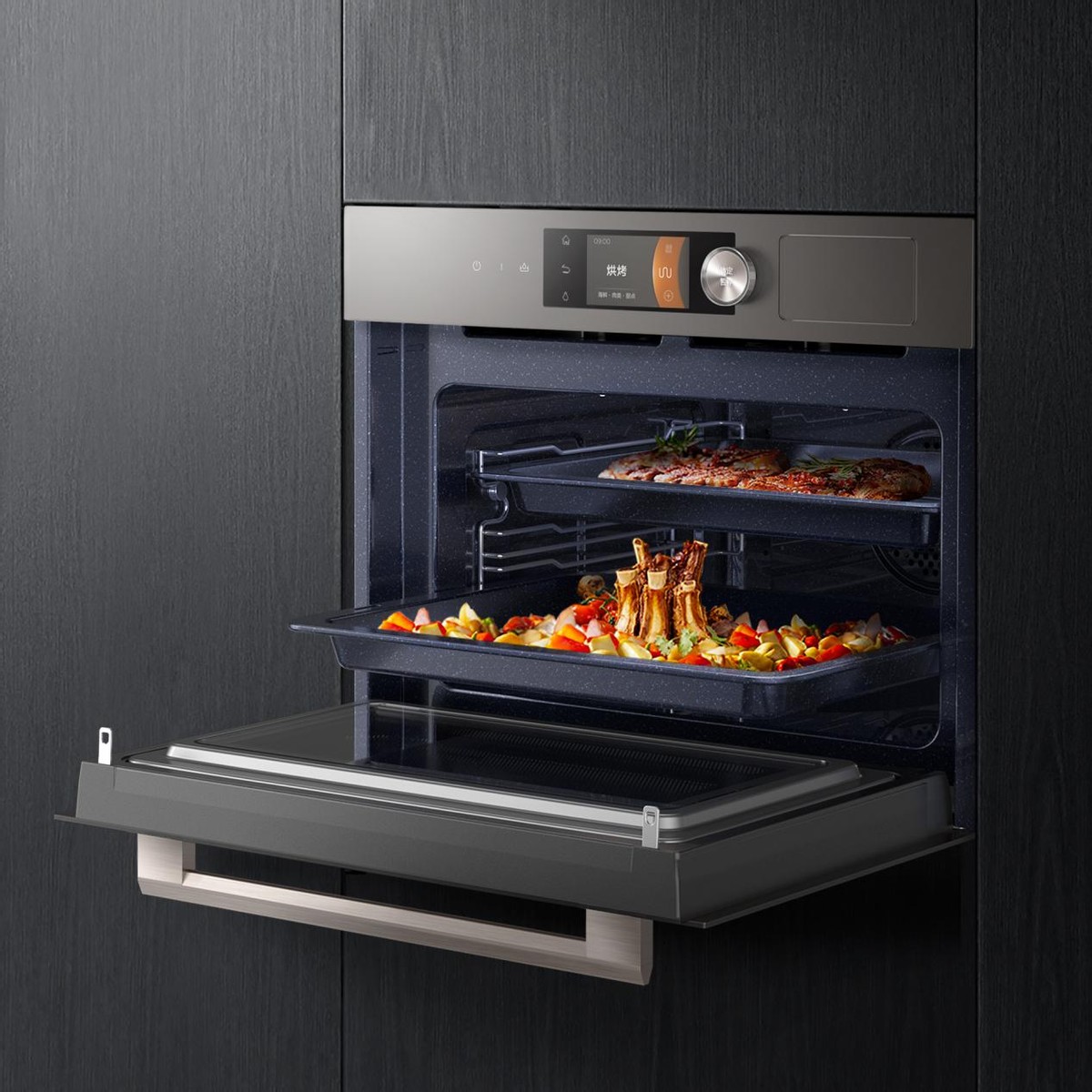 Exploring the efficiency and aesthetics of the kitchen space, the ...