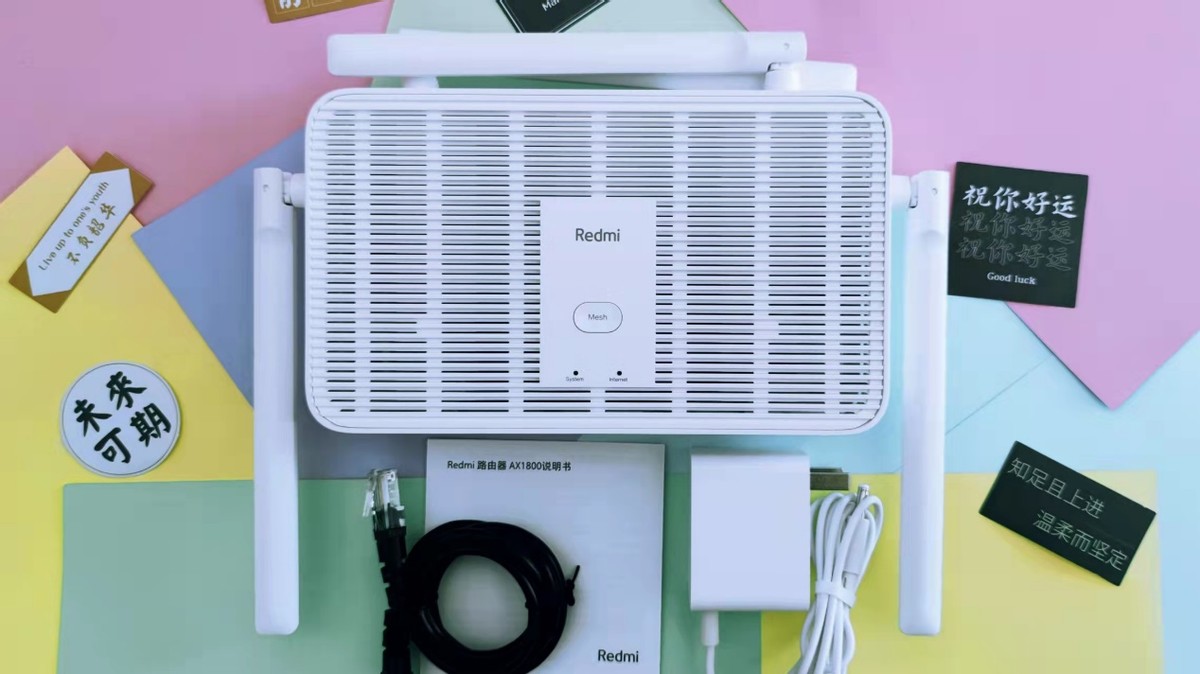 Entry-level Gigabit dual-band Wifi6 router new experience, Redmi AX1800 ...