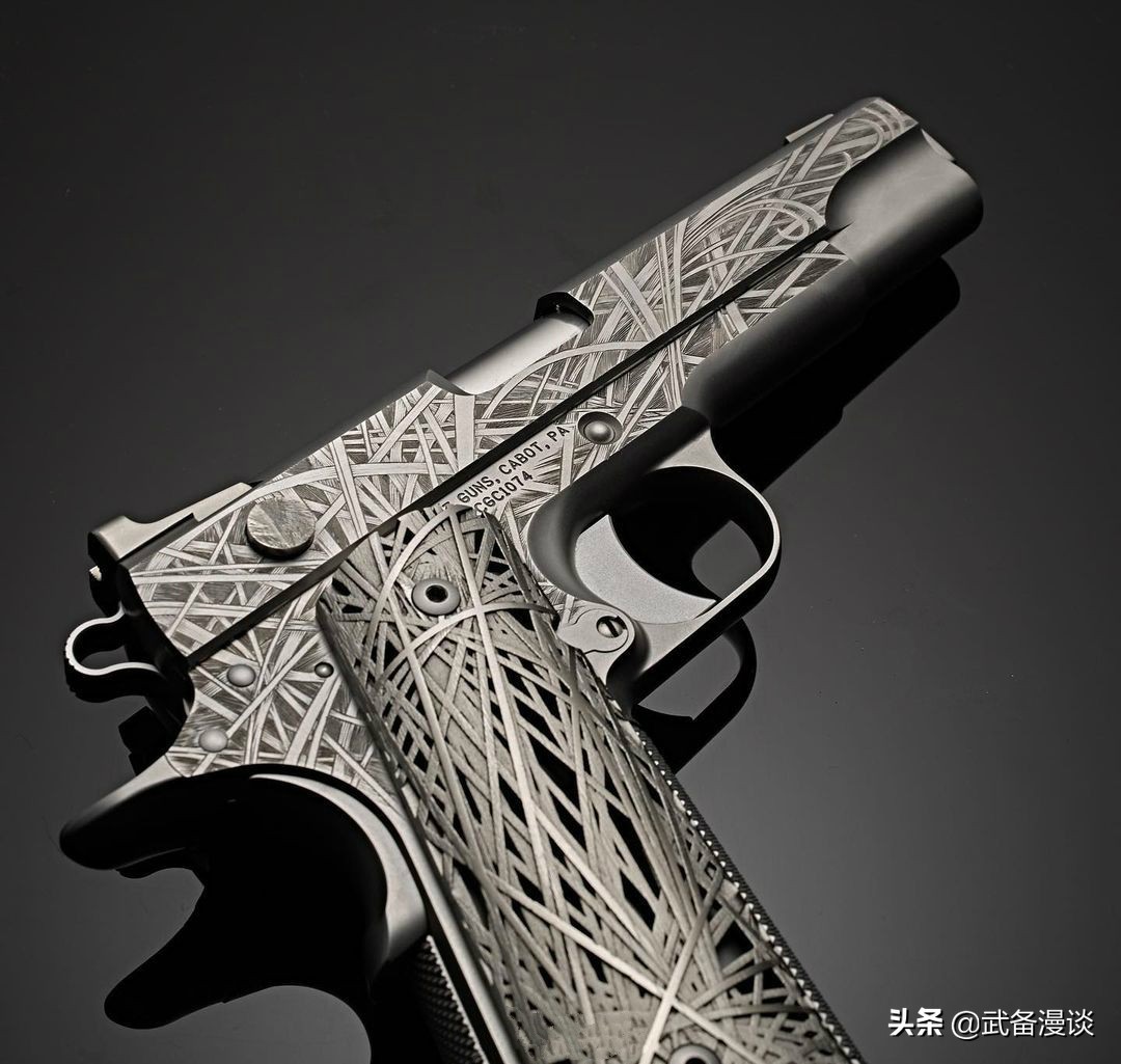 American custom-made 1911 pistol, beautiful pictures are better than ...