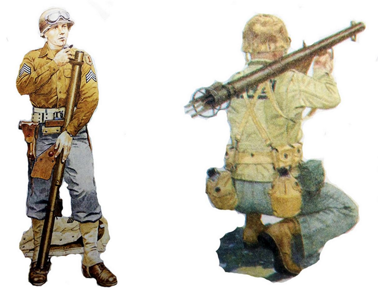 The Bazooka Rocket Launcher of American Light Weapons in World War II ...