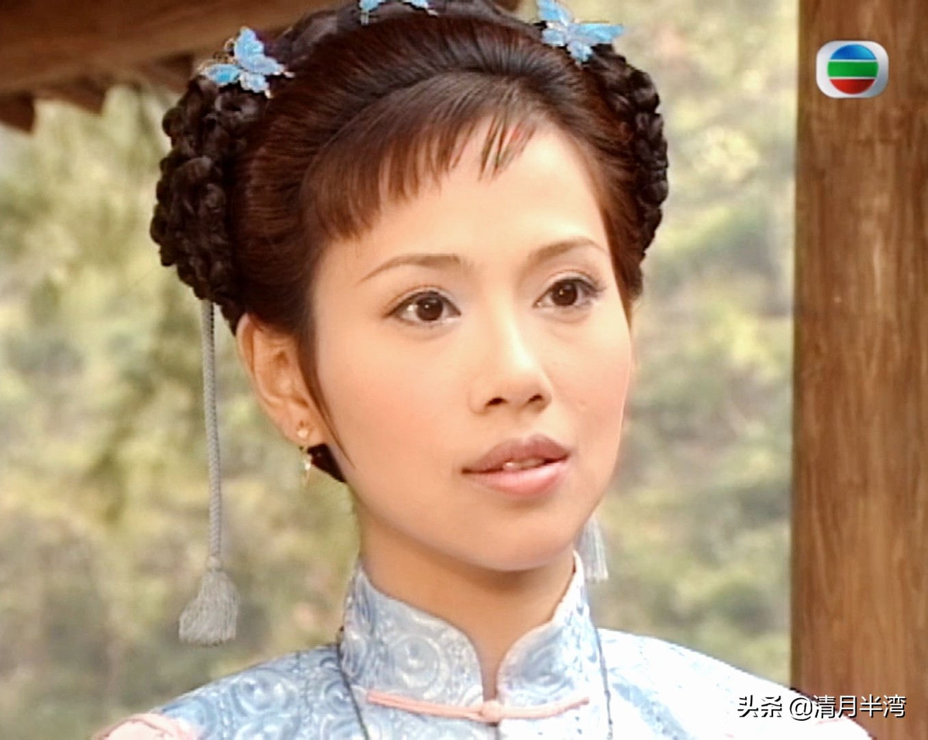 The protruding mouth is also a good-looking Hong Kong actress, only ...