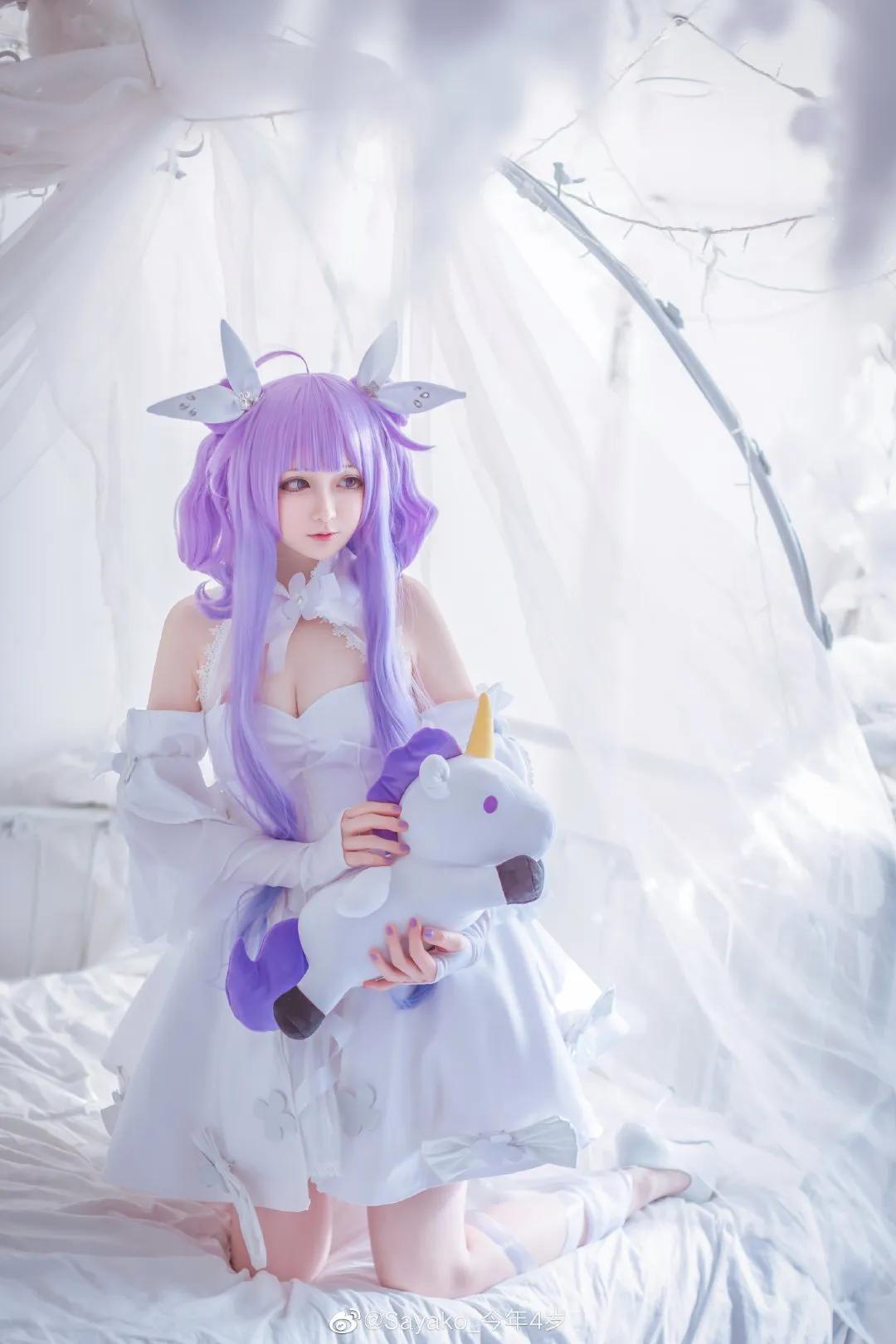 COS: Azur Lane Unicorn COS feature film@Sayako - iNEWS