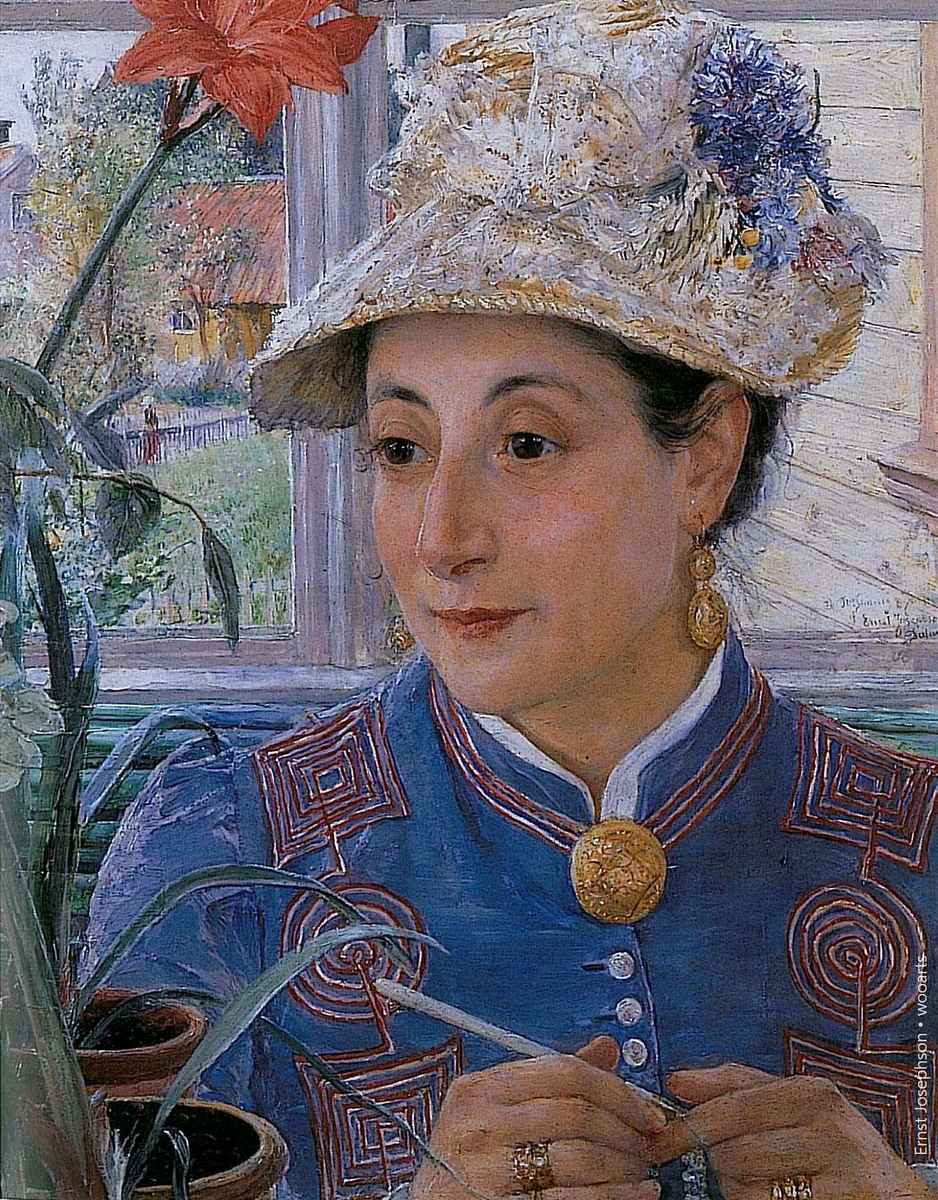 Appreciation of oil paintings of Swedish painter and poet Ernst ...