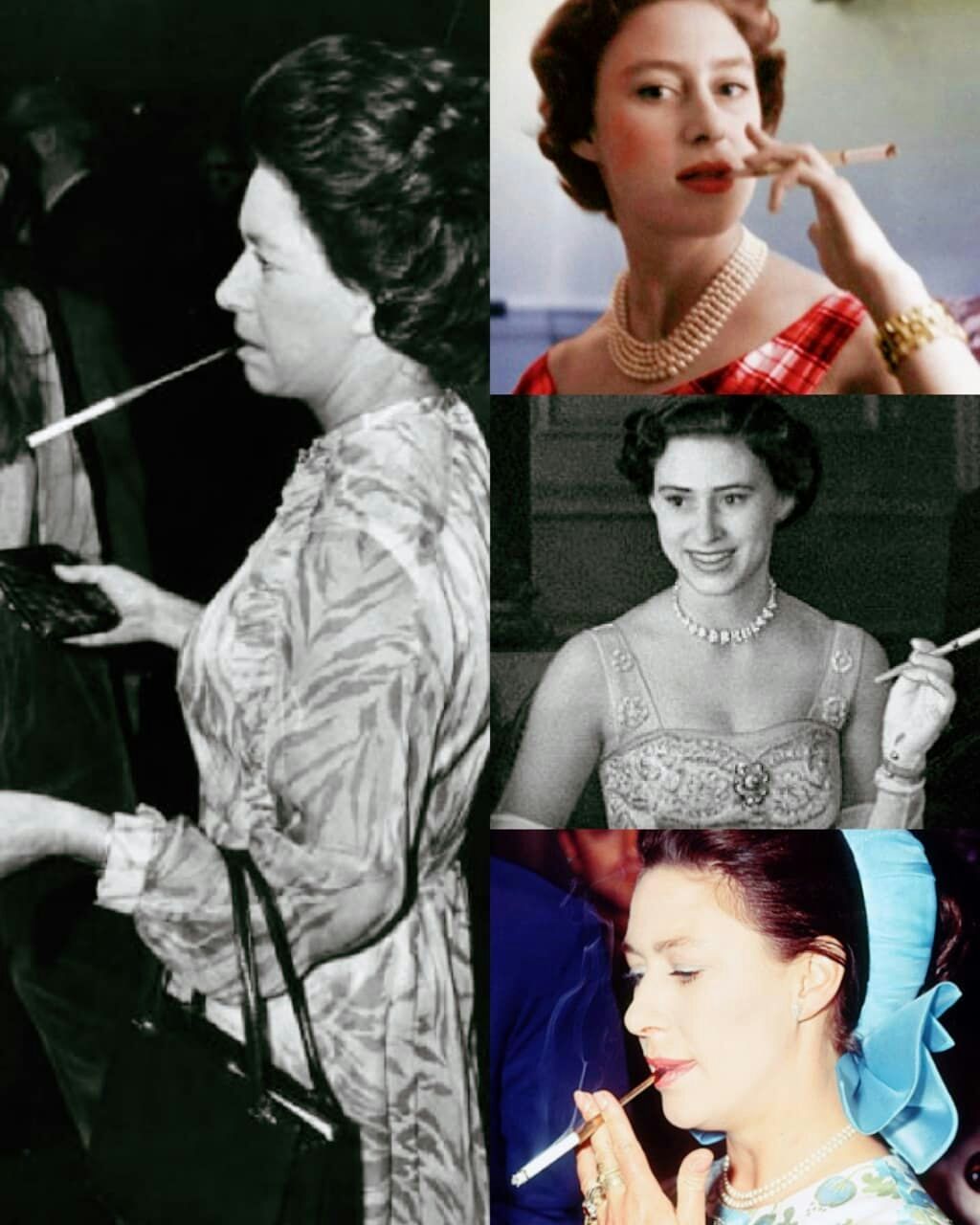 Princess Margaret Smoking