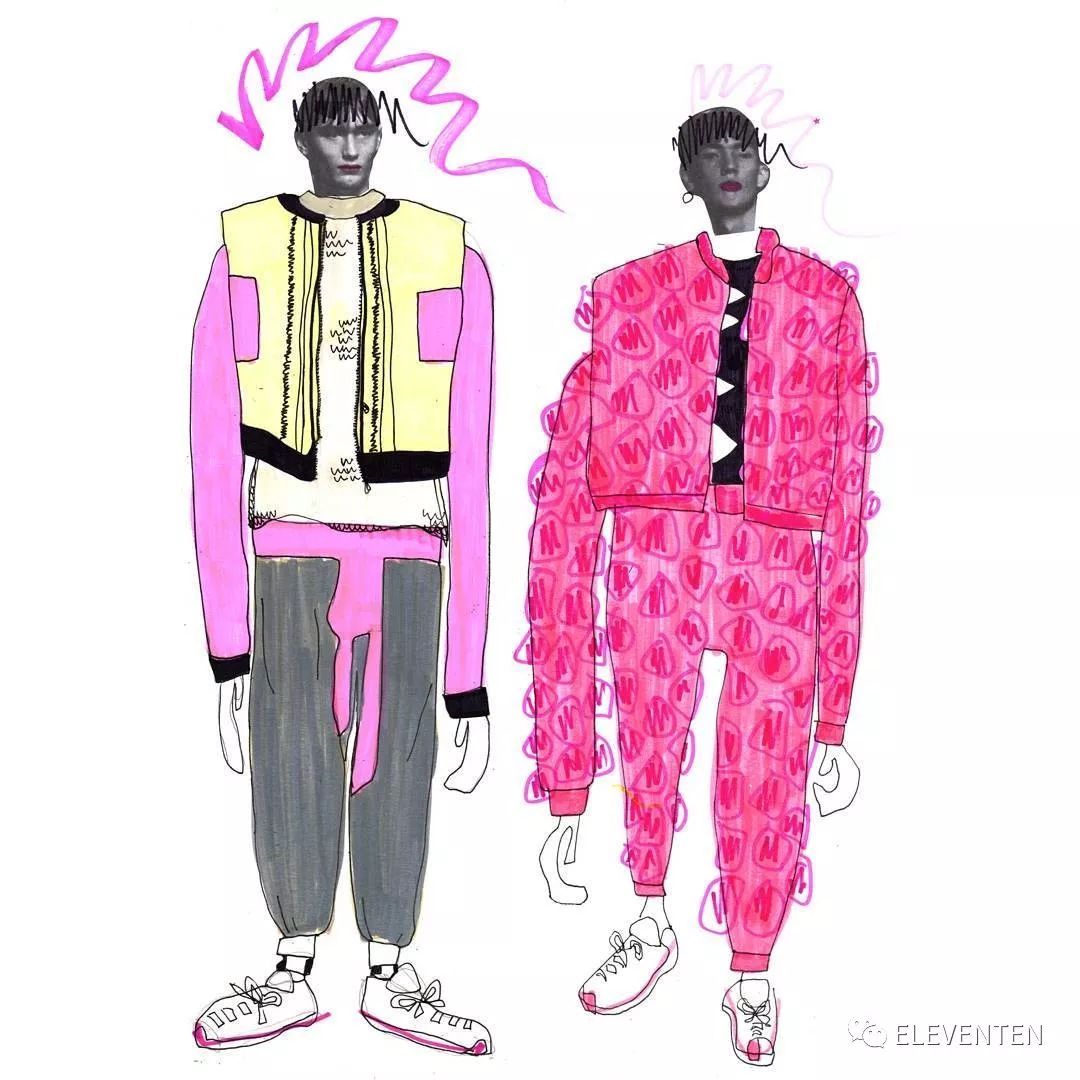 Fashion illustrator's grotesque aesthetics, painted like this, Saint ...