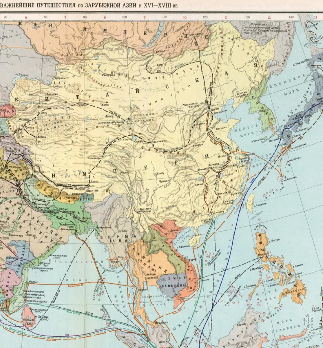 Different versions of the territory map of the Qing Dynasty - iNEWS