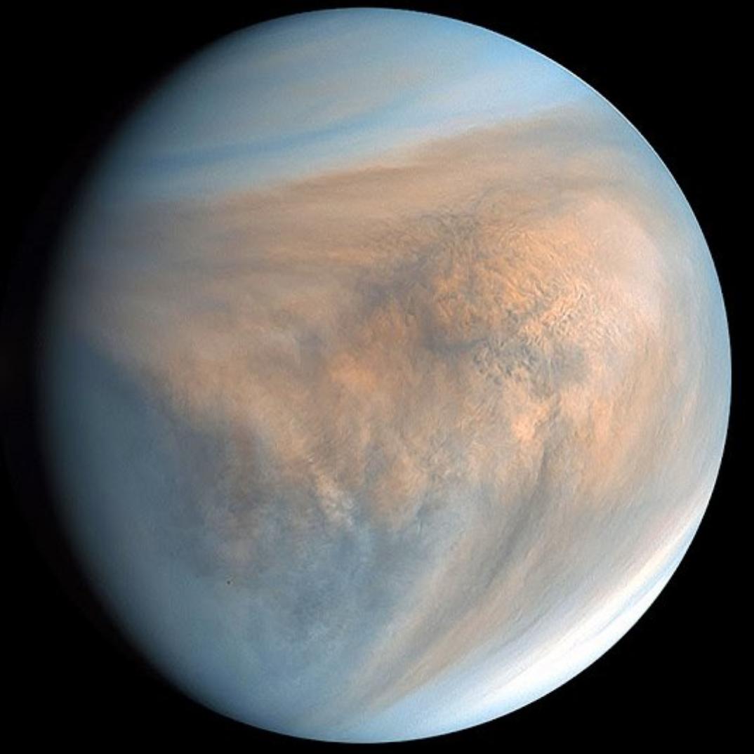 The earth is as big as Venus. Why does Venus have a very thick ...