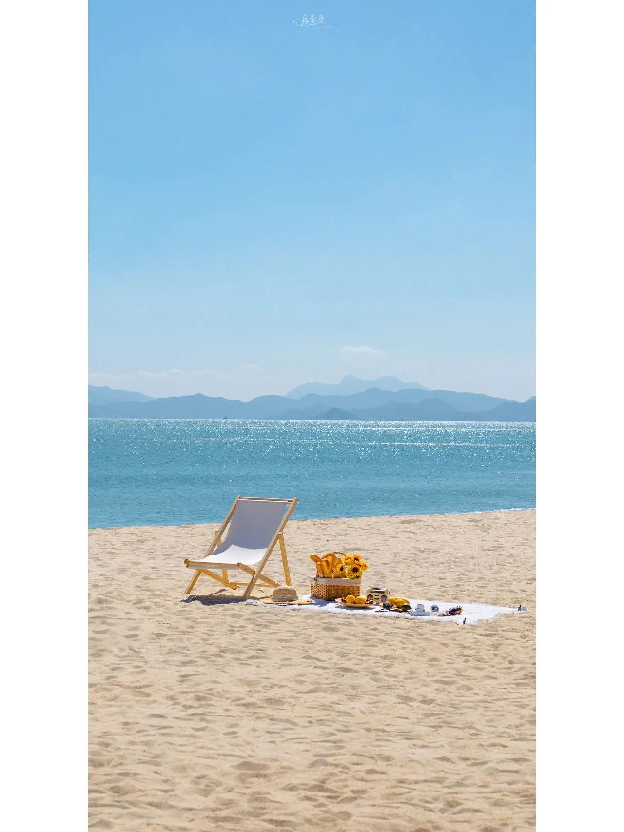 Small beaches on the Shenzhen Sea, oil painting Rose Coast, you can ...