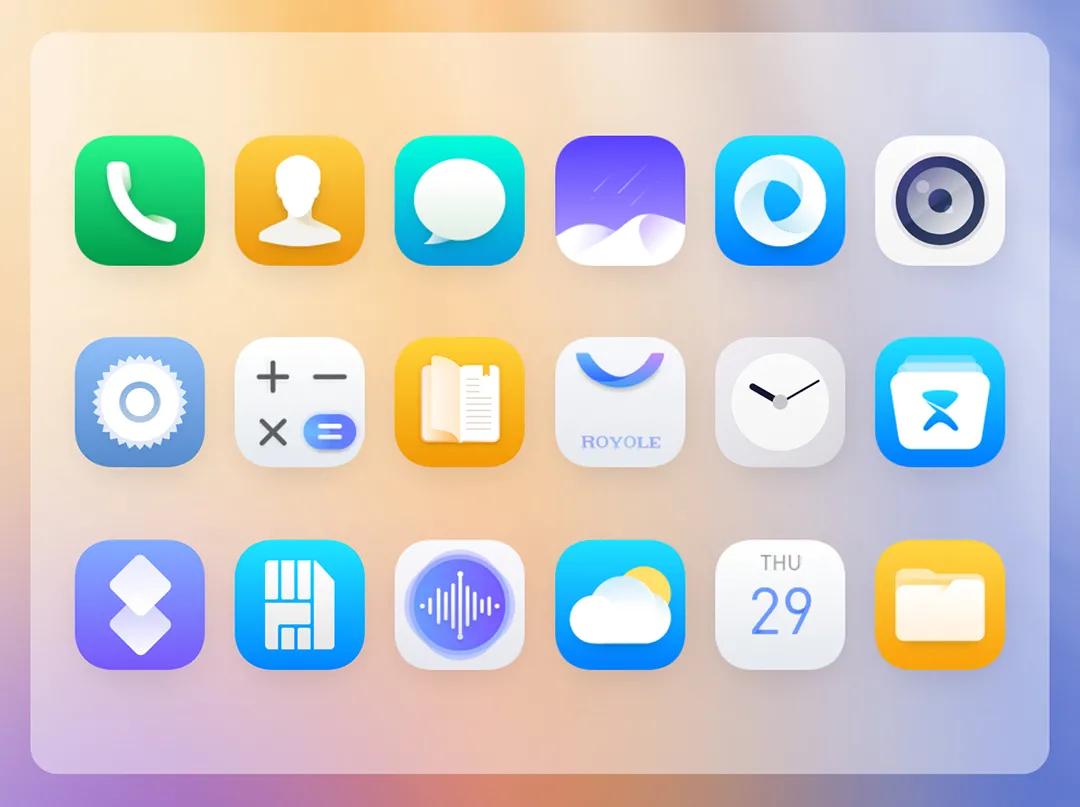 Interpretation!Imitated icon design style - iNEWS