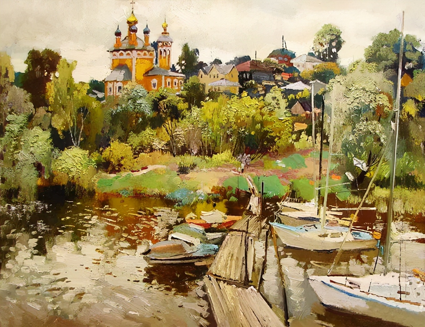 Lieutenant Art: This Ukrainian painter Anatoni's landscape oil painting ...