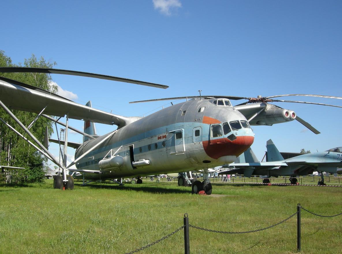 The Soviet Mi-12 helicopter is extremely large and its carrying ...