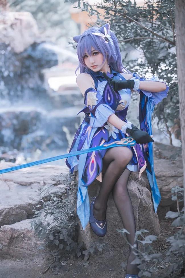 Original God cos: Keqing has appeared, the new wife - iNEWS