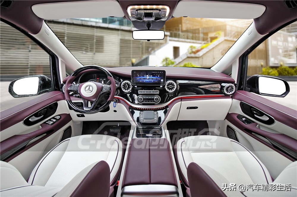 Modified the seven-seater interior of the Mercedes-Benz Vito, upgraded ...