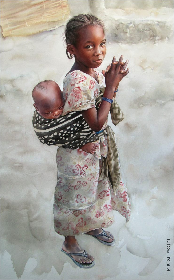 Stunning watercolors and oil paintings from Misulbu Gallery, South ...