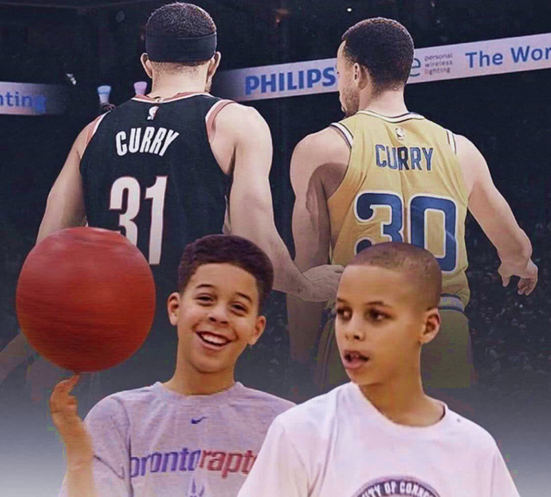 The archer gene of the Curry family! The younger brother's three-point ...