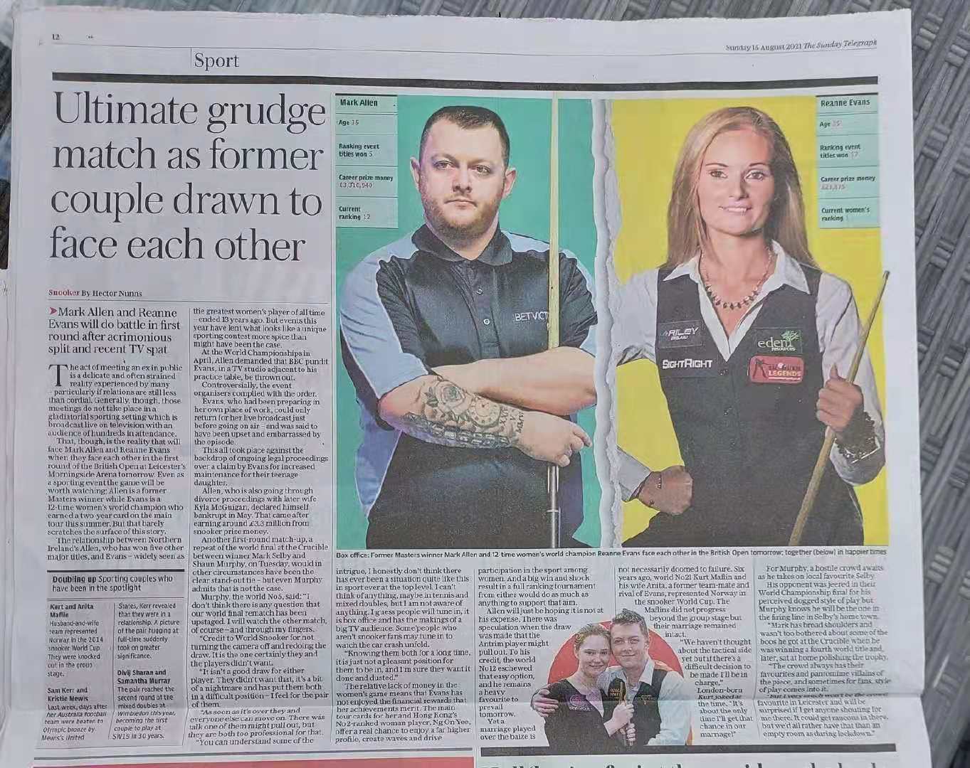 Snooker British Open, Xu Si wins the Chinese Derby, Liang Wenbo ...