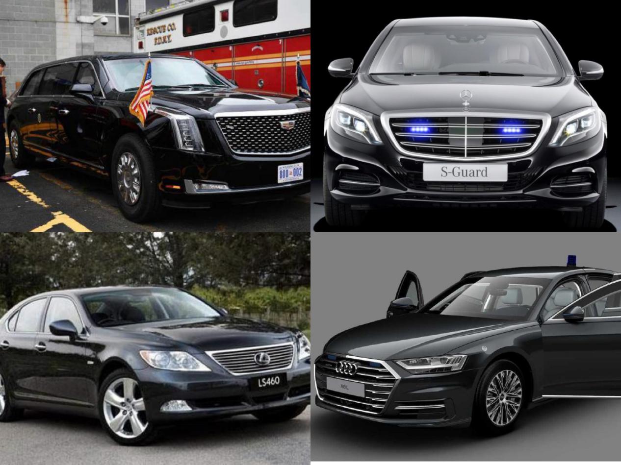 Not only "Army One", 4 top bullet-proof vehicles, all of them are ...